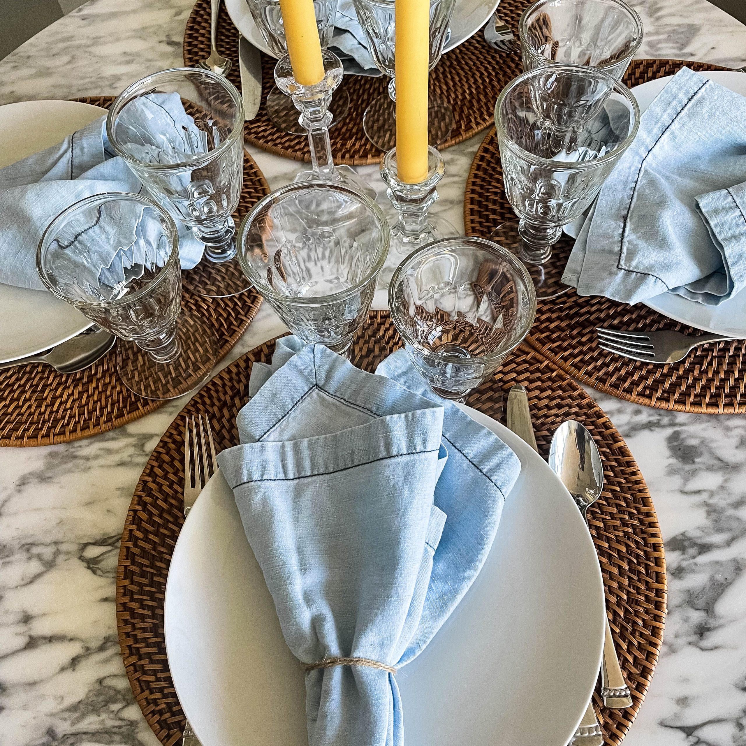 Coastal Grandma Tablescape | Lavender Honey